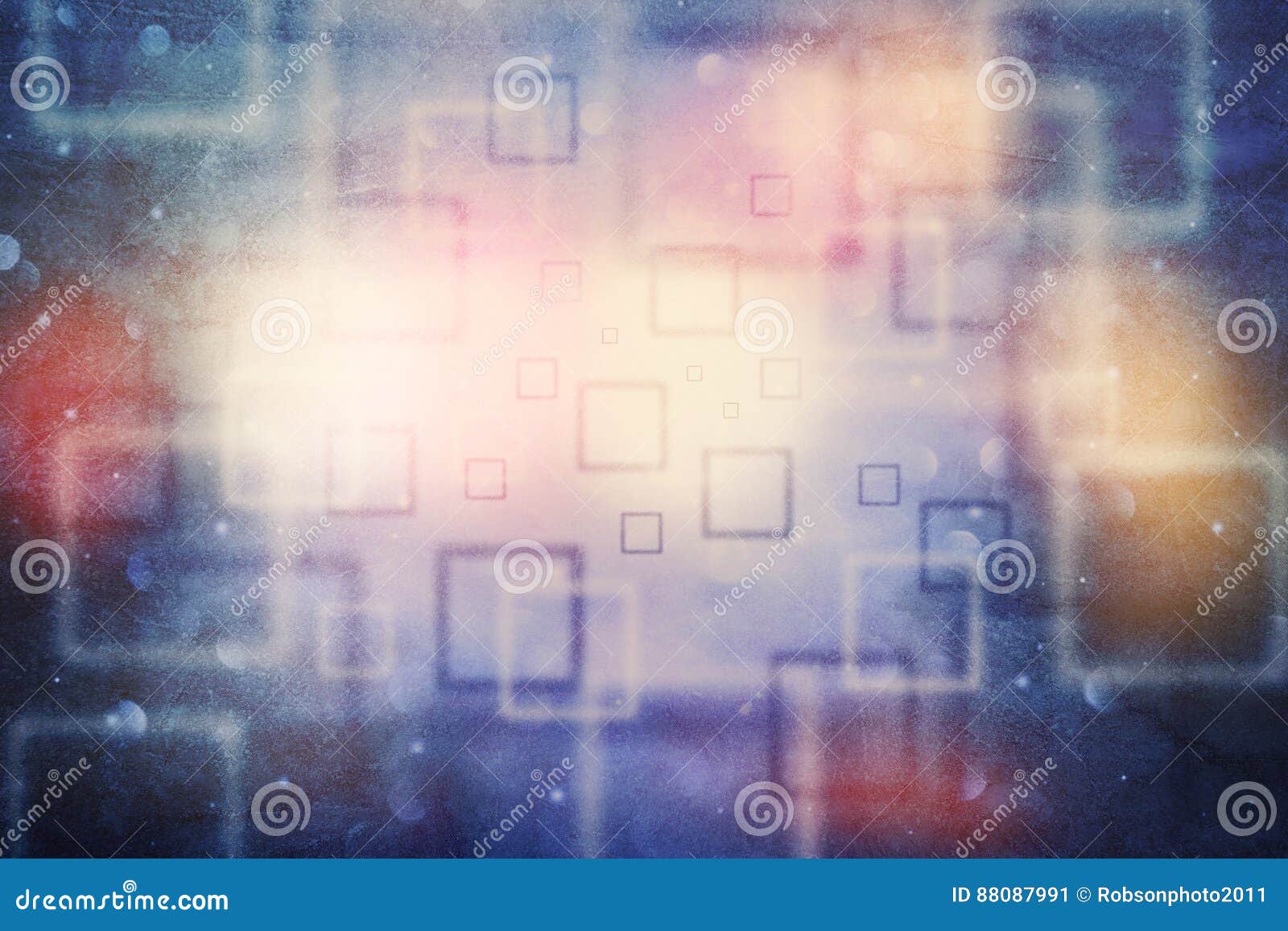 Abstract Shiny Colorful Blurry Square Computer Background Stock Image ...