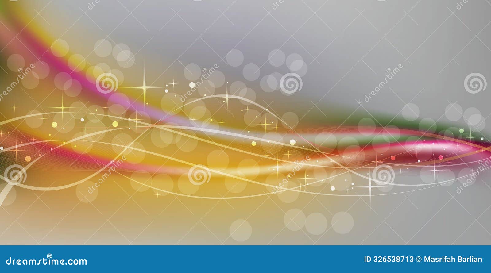 Abstract Shiny Colorful Line Waves on the Light Color Vector Background ...