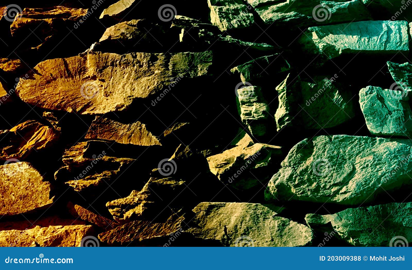 Abstract Shiny Colorful Rock Wall in Big Size Texture Design. Stock ...