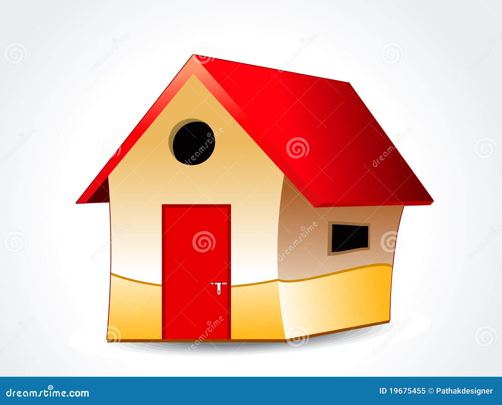 Abstract shiny home icon stock vector. Illustration of computer - 19675455