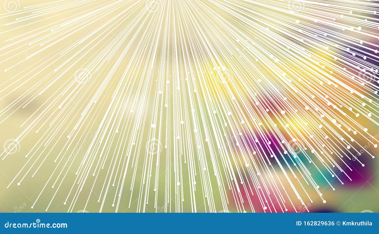 Abstract Shiny Light Color Bursting Lines Background Stock Vector ...