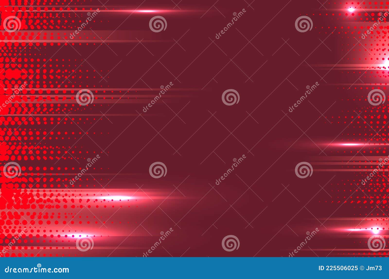 Abstract Shiny Red Horizontal Background with Copy Space Stock Vector ...