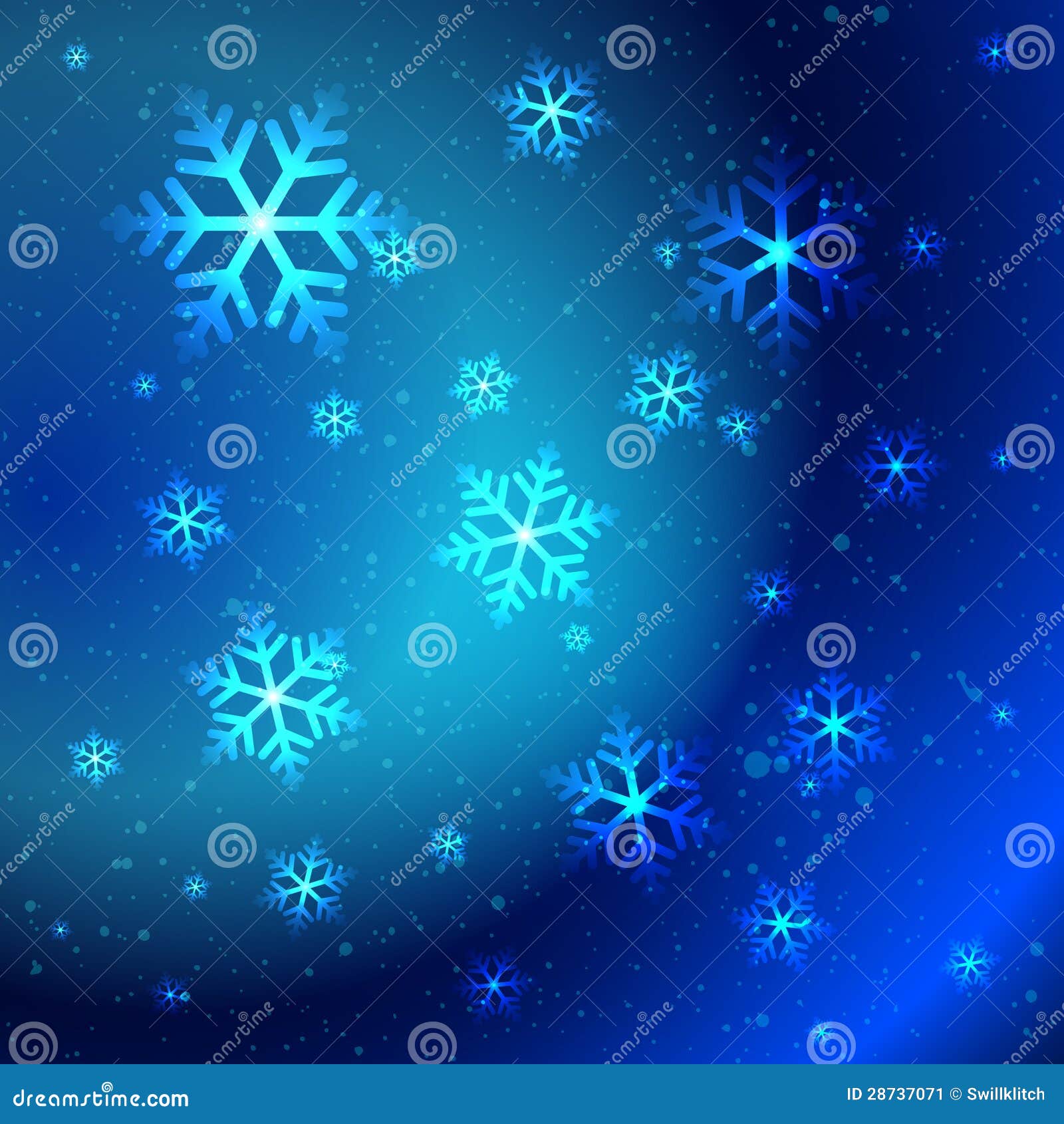 Abstract shiny snowflakes stock vector. Illustration of graphic - 28737071
