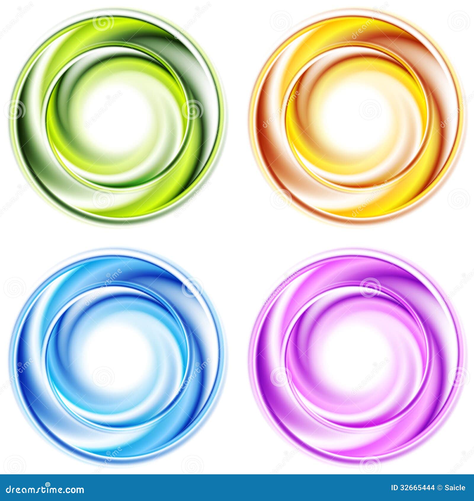 Abstract Shiny Vector Circles Stock Vector - Illustration of curve ...
