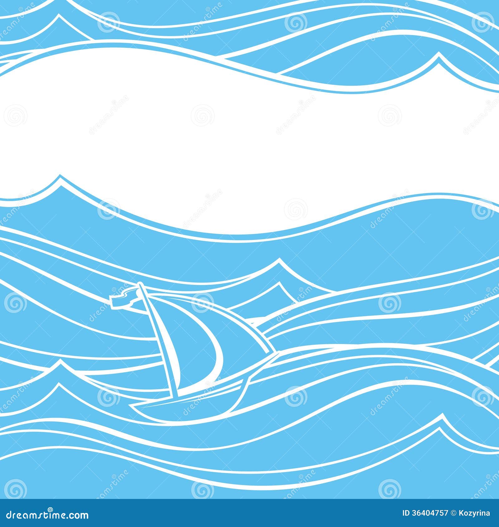 Abstract Ship stock vector. Illustration of adventure - 36404757