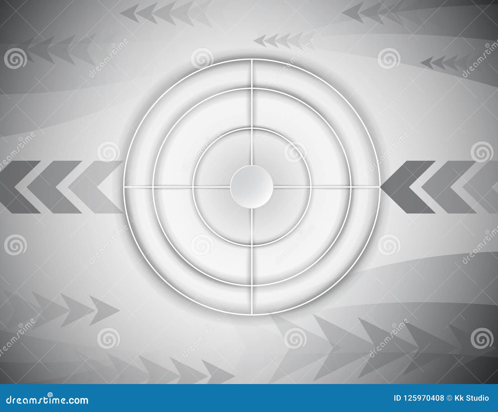 Abstract Shooting Range Target Digital Technology Concept Stock Vector ...