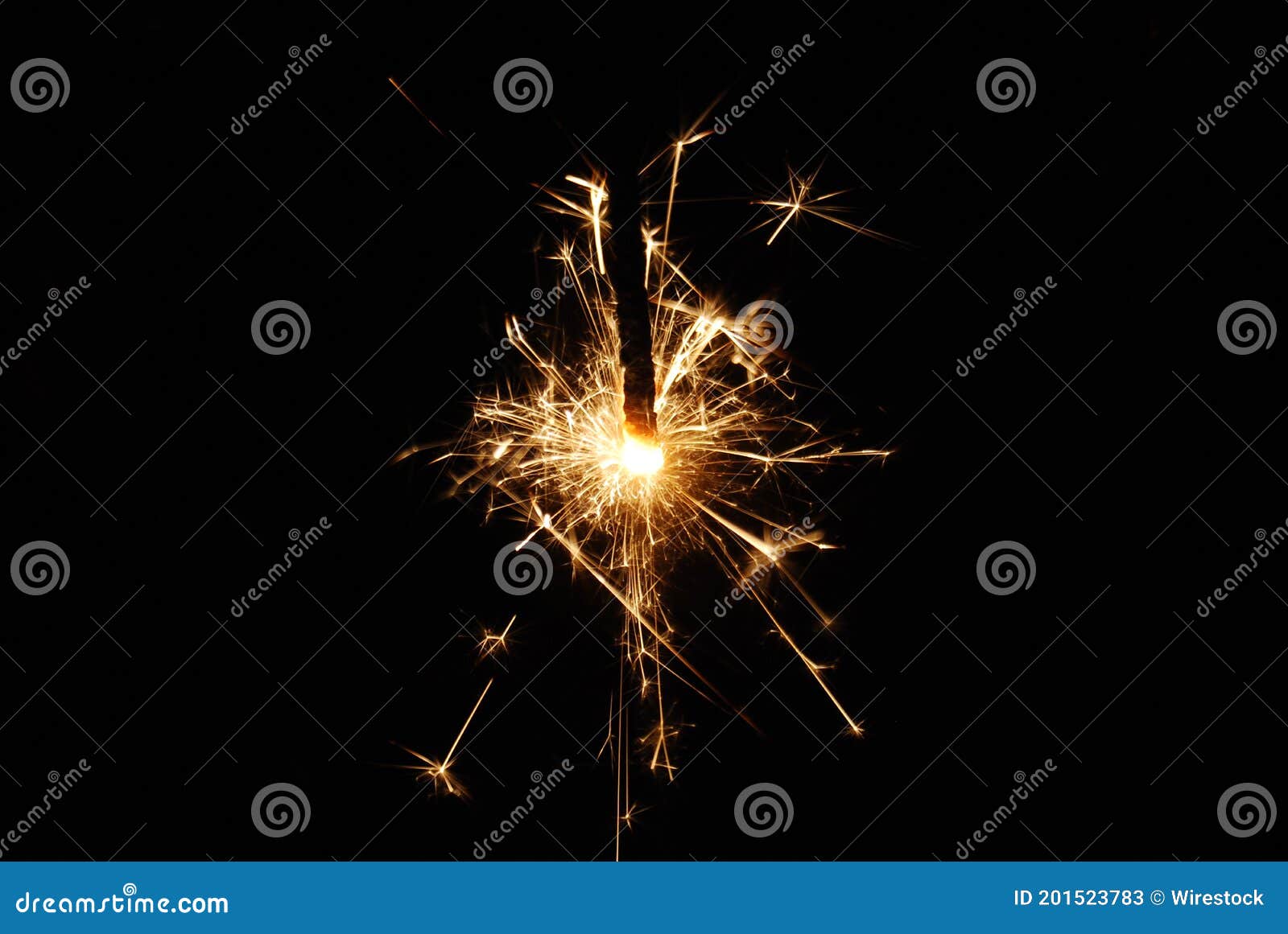 Abstract Shot of a Burning Firework Fuse Stock Image - Image of burning ...