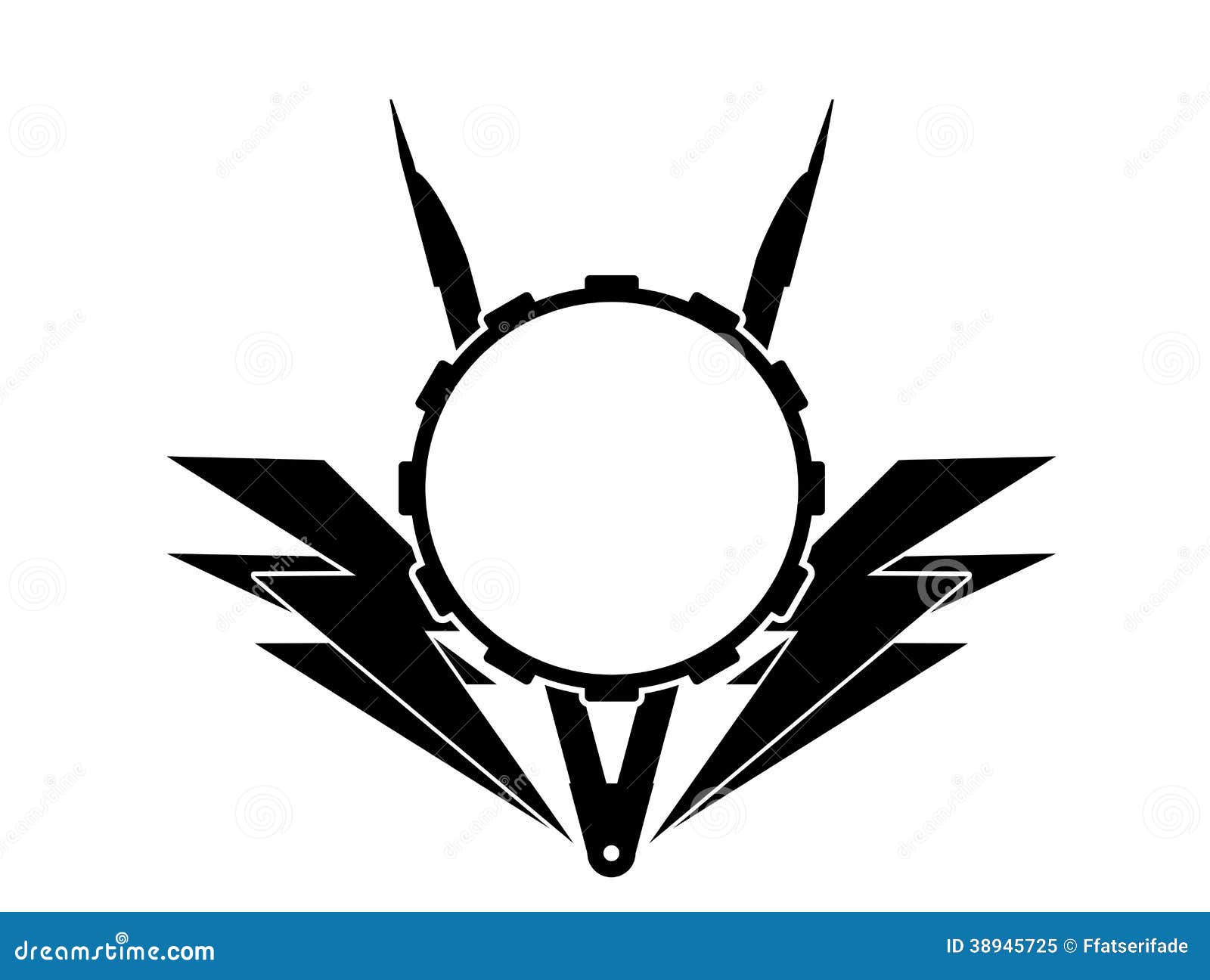 Abstract sign stock illustration. Illustration of modern - 38945725