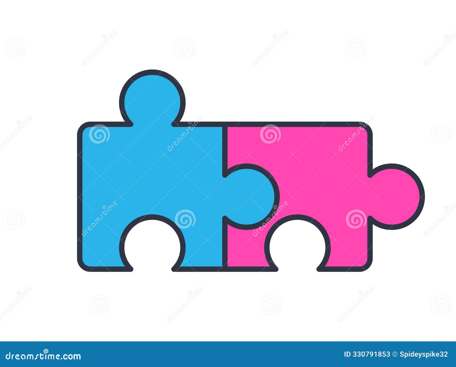 An Abstract Sign of Physical Intimacy. Isolated Vector Illustration ...