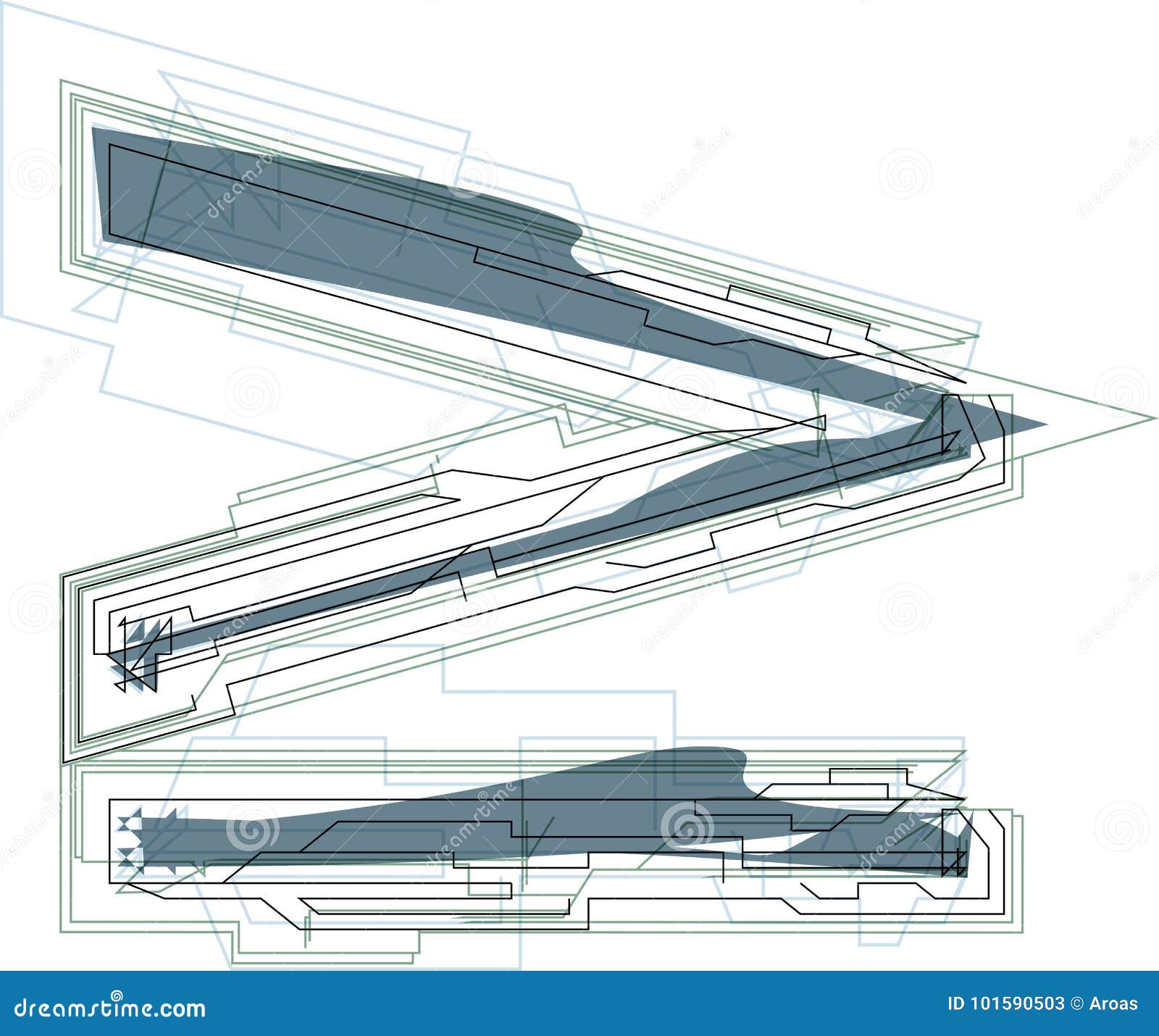Abstract sign stock vector. Illustration of grunge, music - 101590503