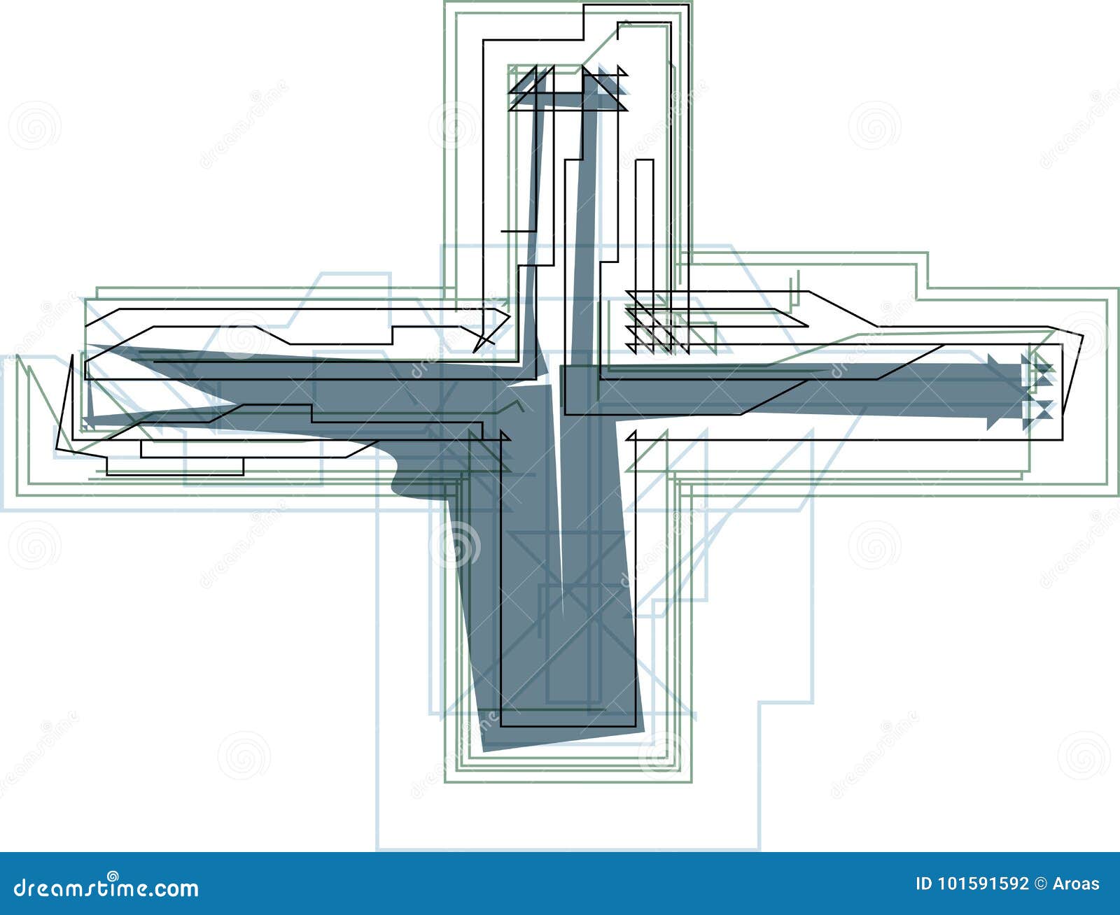 Abstract sign stock vector. Illustration of mark, arithmetic - 101591592