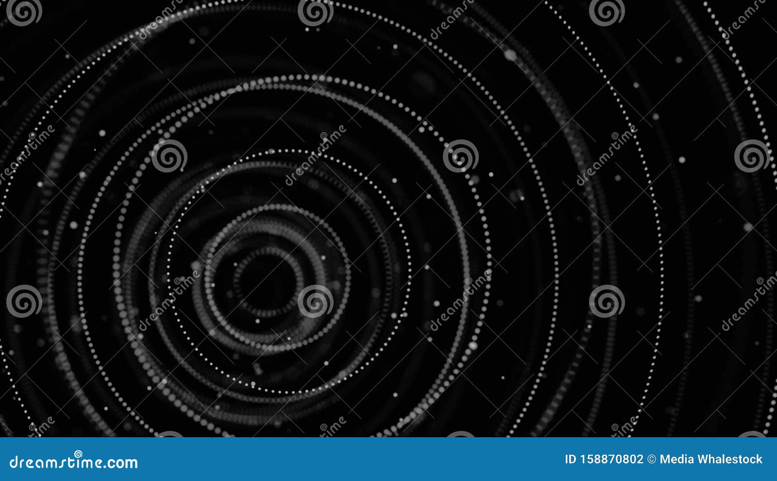 Abstract Signal Or Radar Waves In Slow Motion With 3D Effect, Seamless ...