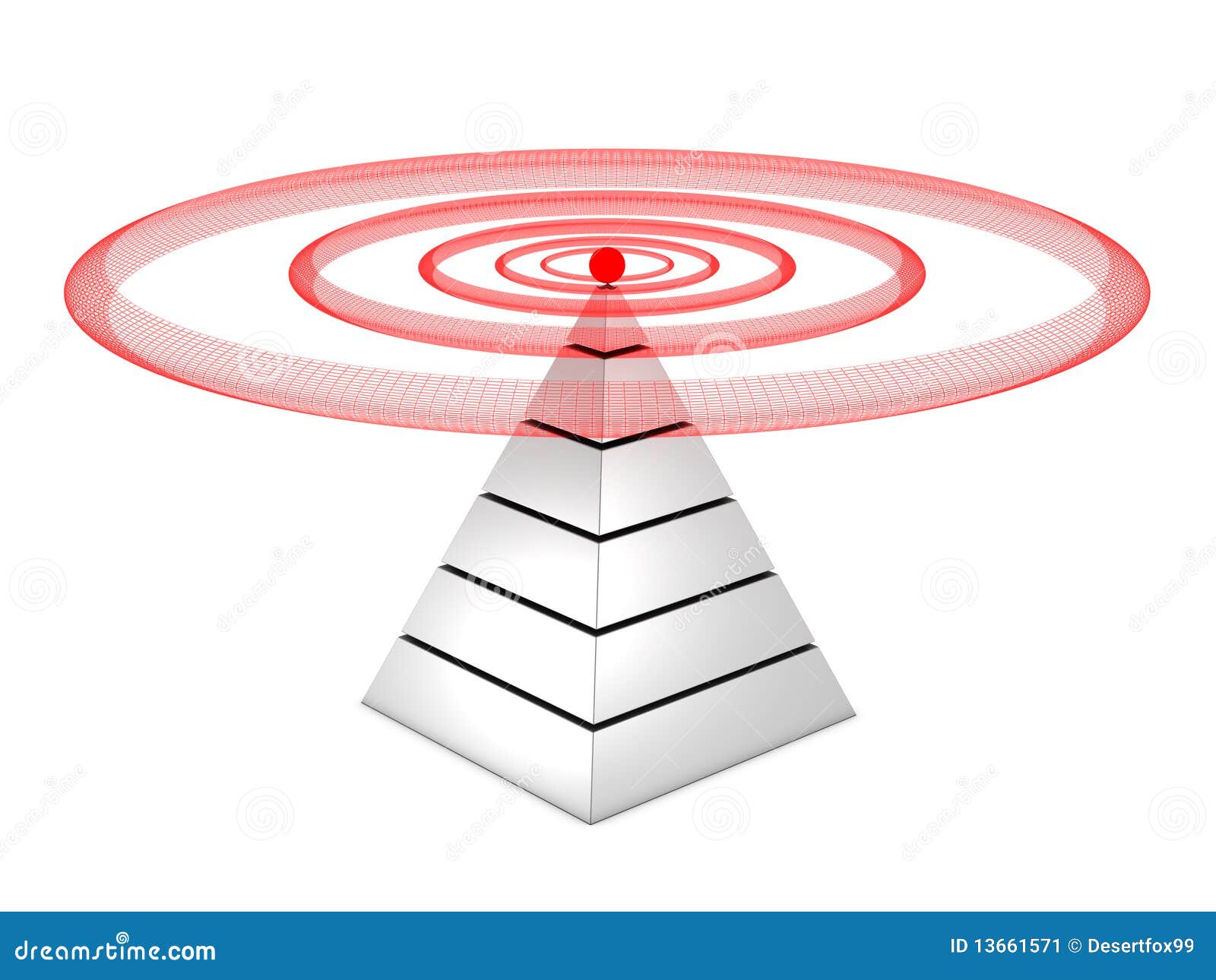 Abstract Signal Or Radar Waves In Slow Motion With 3D Effect, Seamless ...