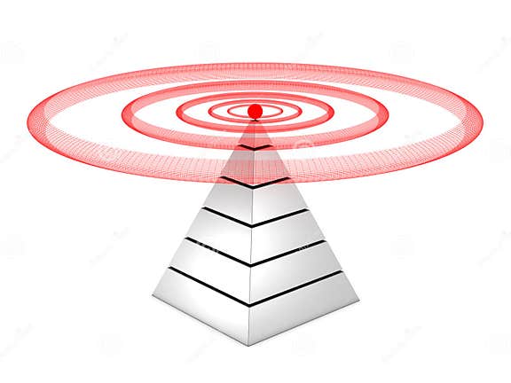 Abstract signal sender stock illustration. Illustration of connection ...