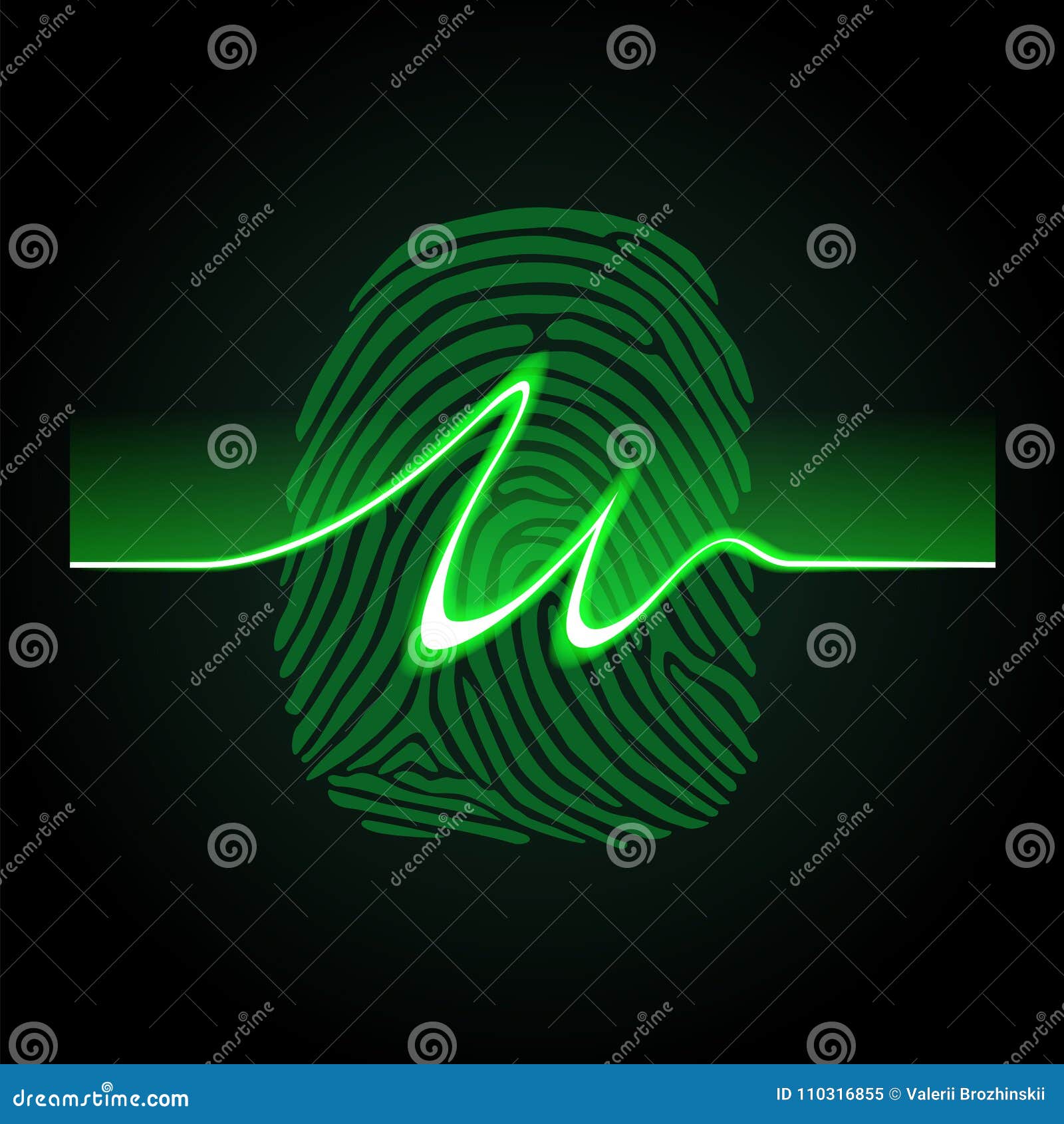 Abstract Signature On Fingerprint Background, Fingerprints Scanning ... Abstract Signature On Fingerprint Background, Fingerprints Scanning ...