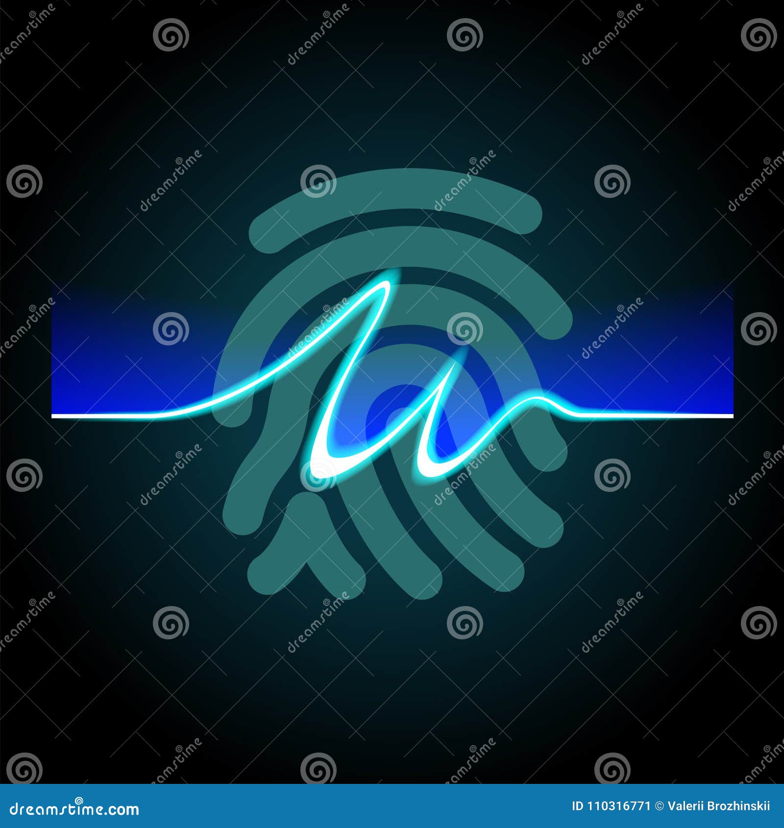 Abstract Signature On Fingerprint Background, Fingerprints Scanning ... Abstract Signature On Fingerprint Background, Fingerprints Scanning ...