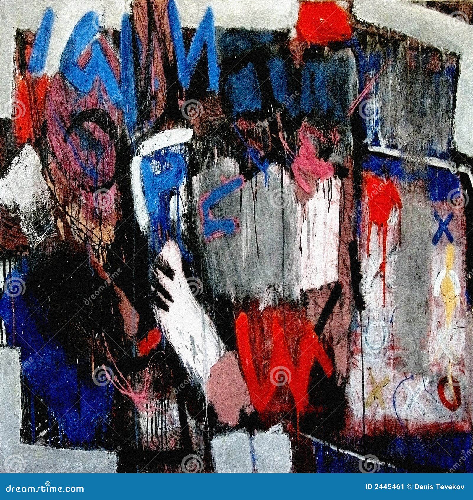 Abstract signs stock illustration. Illustration of canvas - 2445461