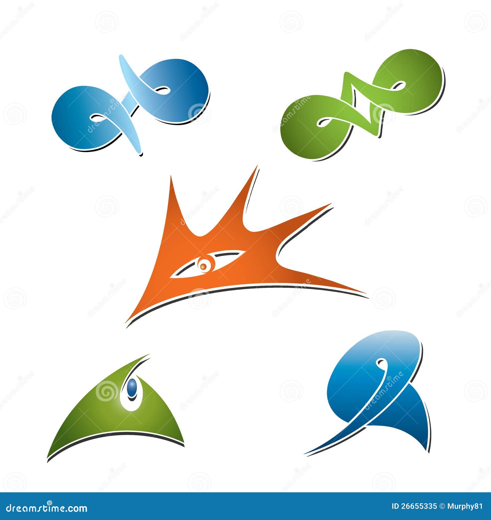 Abstract signs stock vector. Illustration of design, edge - 26655335