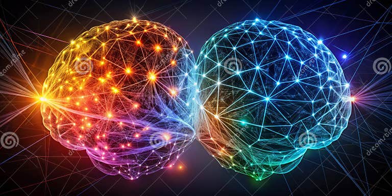 Abstract Silhouette Brain a Visual Representation of Creative and ...