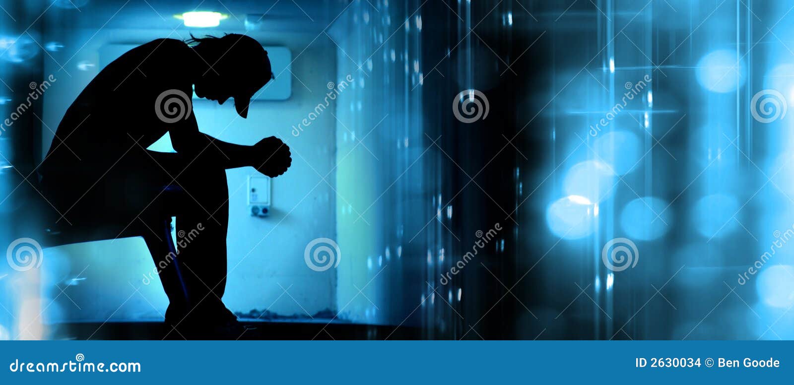 Abstract Silhouette Praying Stock Photo - Image of digital, prayer: 2630034