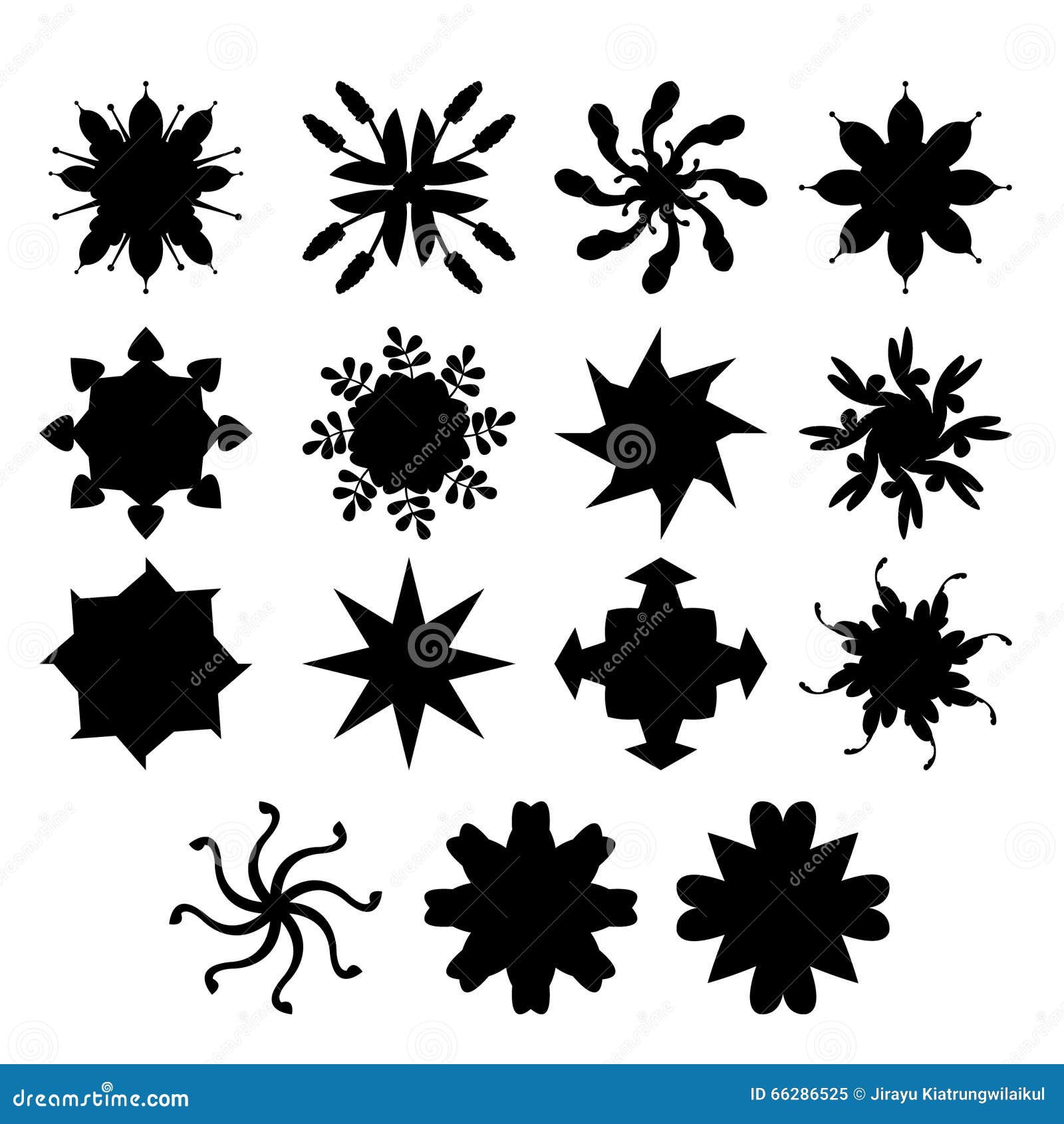Abstract Silhouette Vector 3 Stock Vector - Illustration of ornament ...