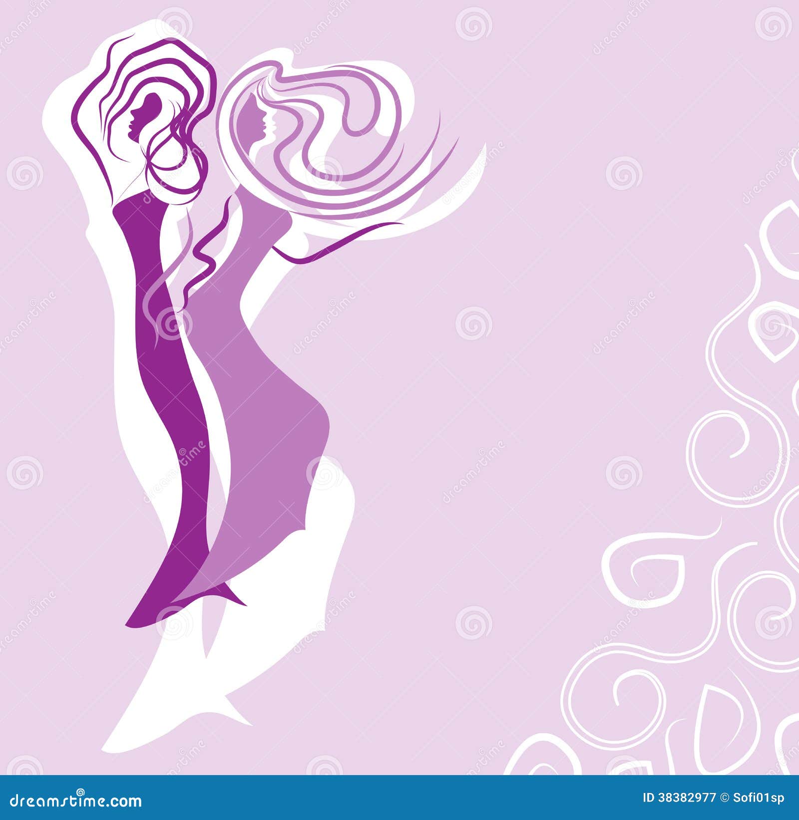 Abstract silhouettes stock illustration. Illustration of fitness - 38382977