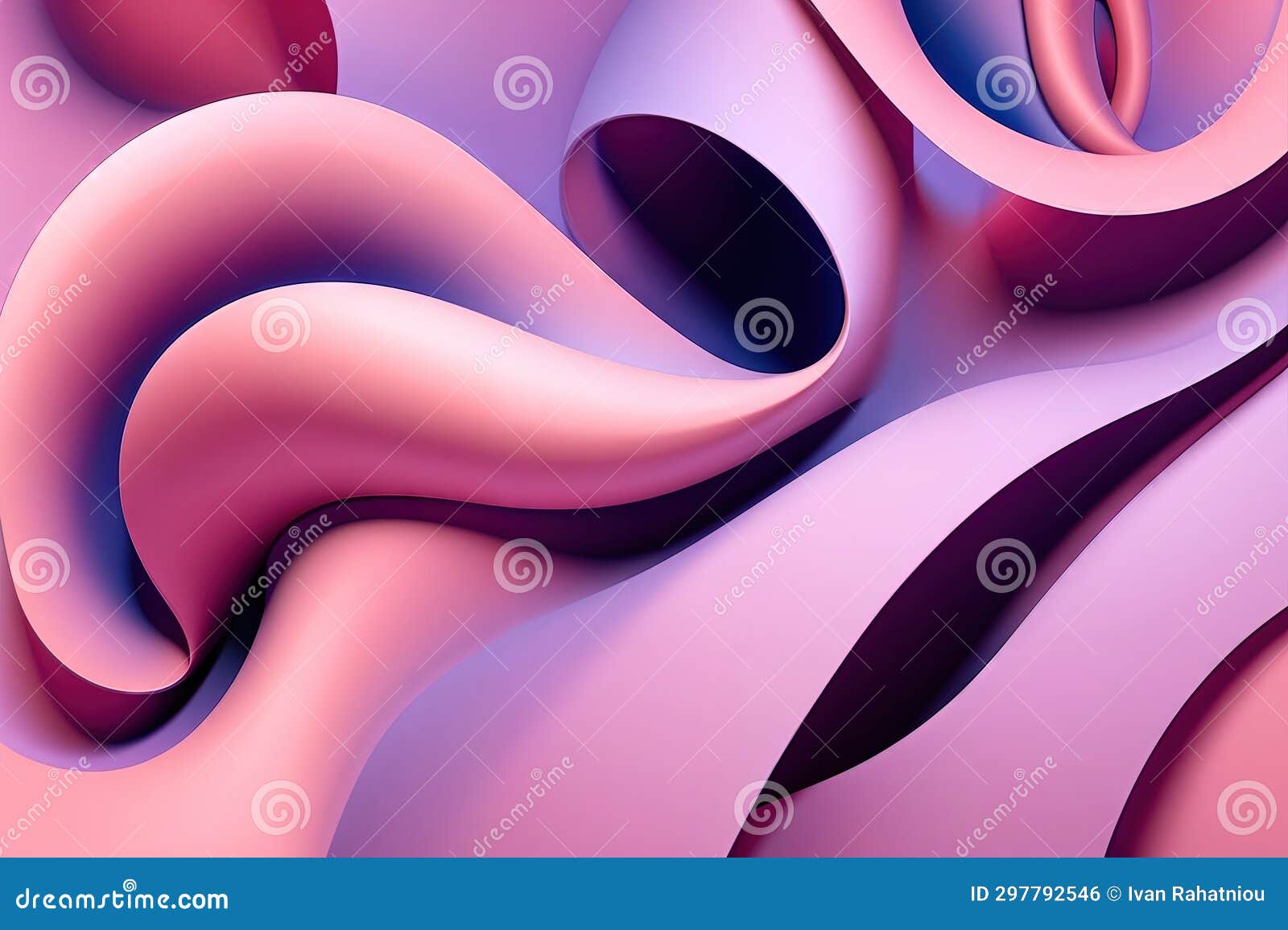 Abstract Silk Wavy Background. Colorful Glossy Palette Stock ...
