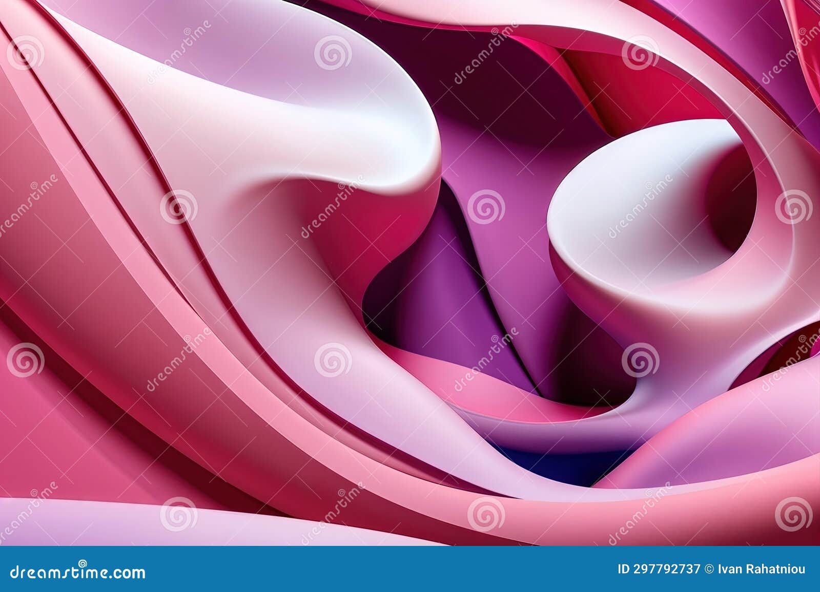 Abstract Silk Wavy Background. Colorful Glossy Palette Stock ...