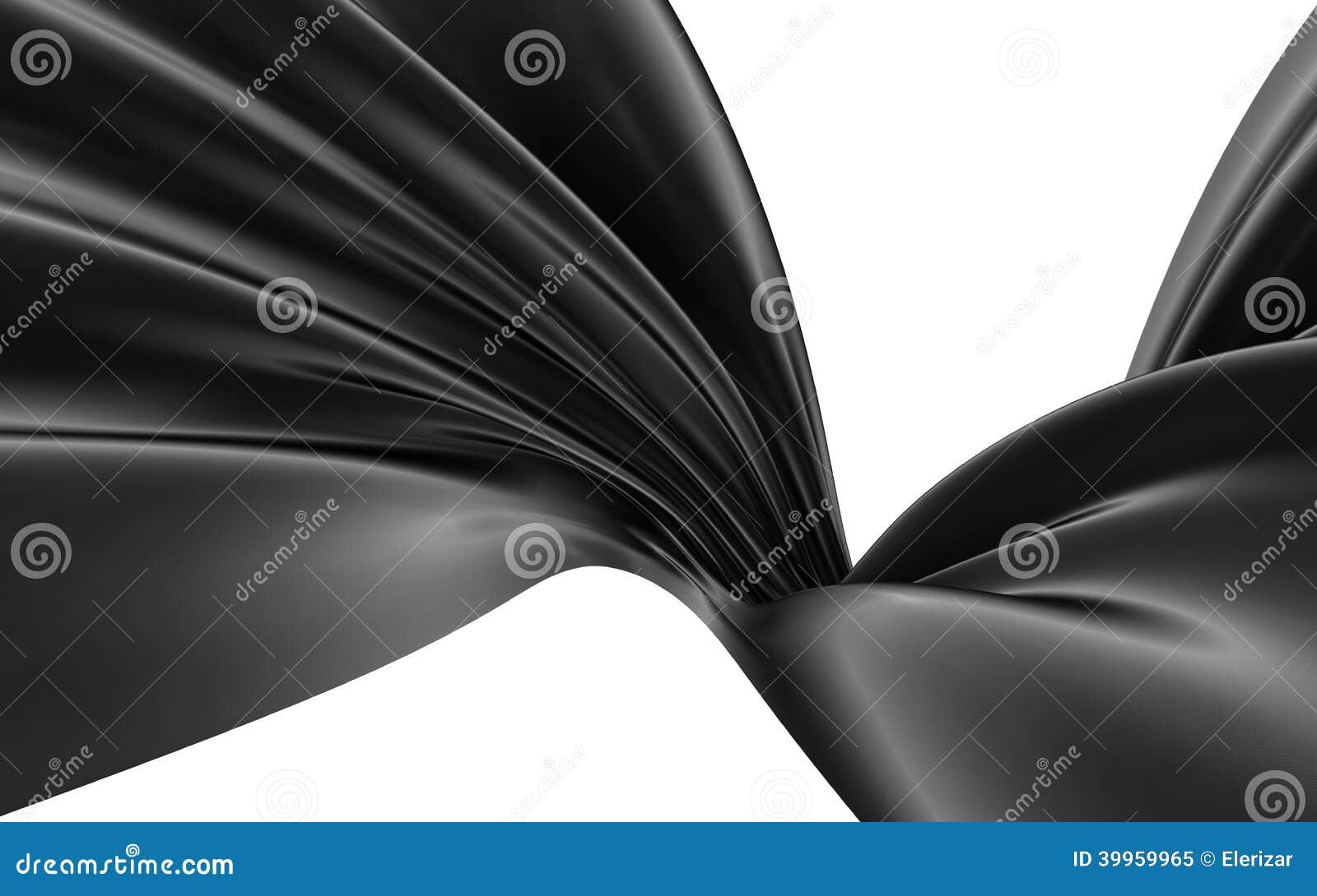 Abstract silk in the wind stock illustration. Illustration of curves ...