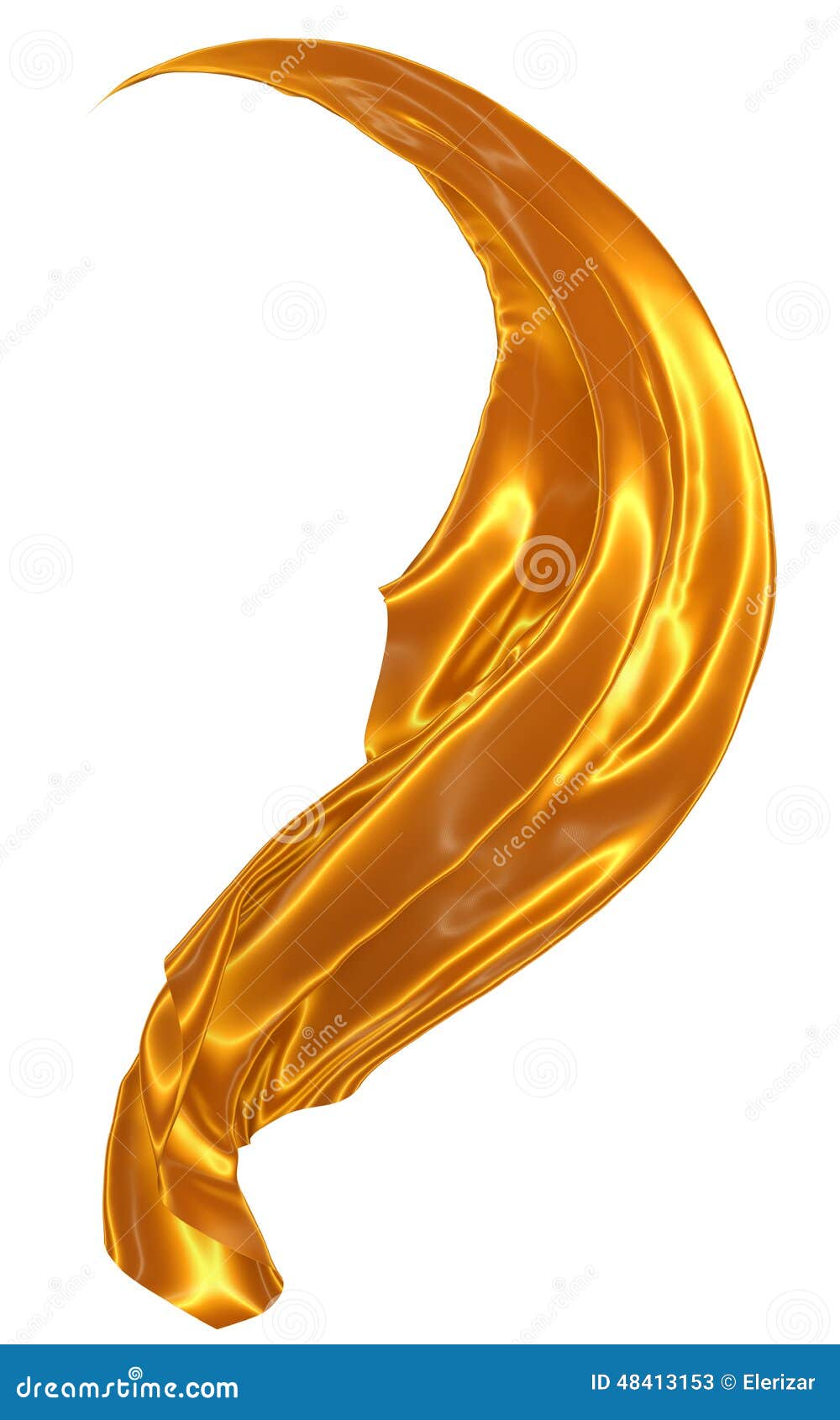 Abstract silk in the wind stock illustration. Illustration of flag ...