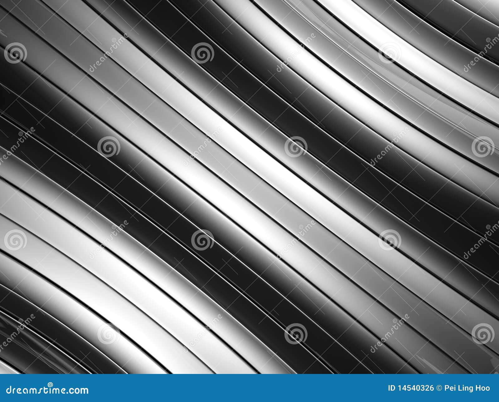 Abstract Silver Aluminium Curve Stripe Background Stock Illustration ...