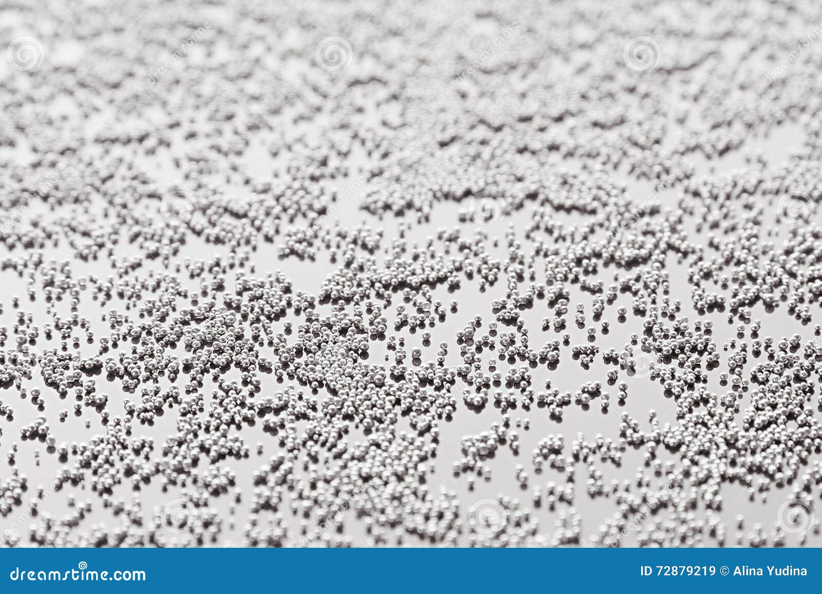 Abstract Silver Background with Metal Particles. Stock Image - Image of ...