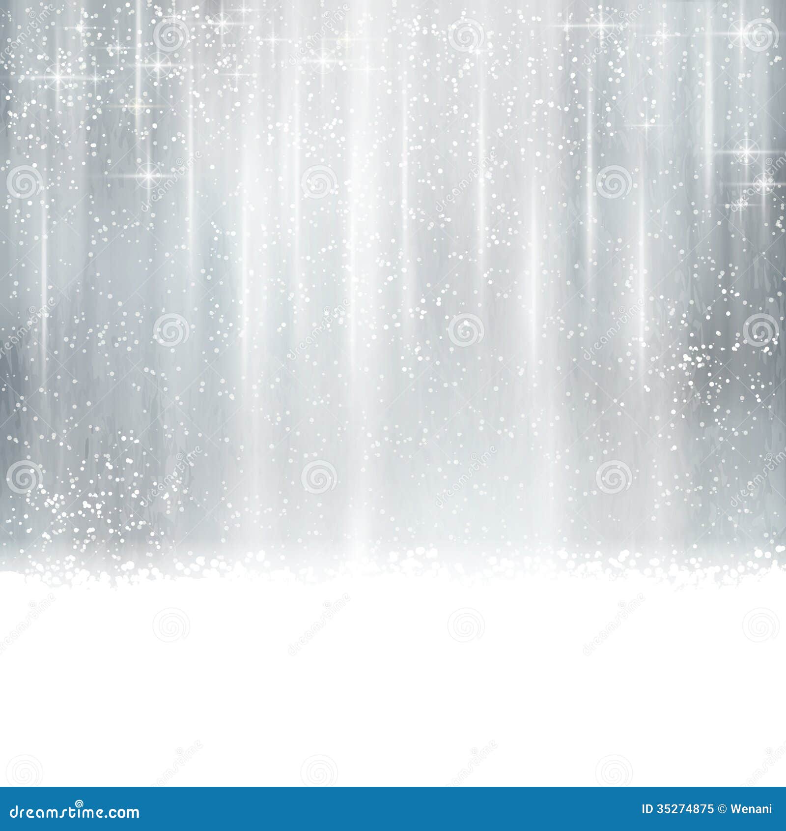 Abstract Silver Christmas, Winter Background Stock Vector ...