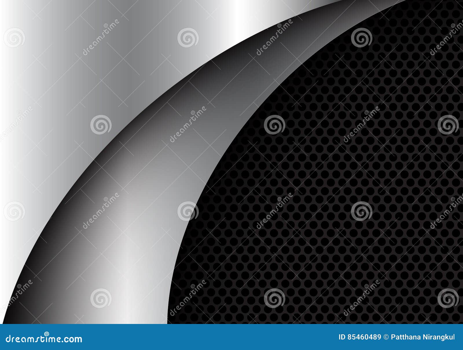 Abstract Silver Curve Shape Design Modern Luxury Background Vector ...