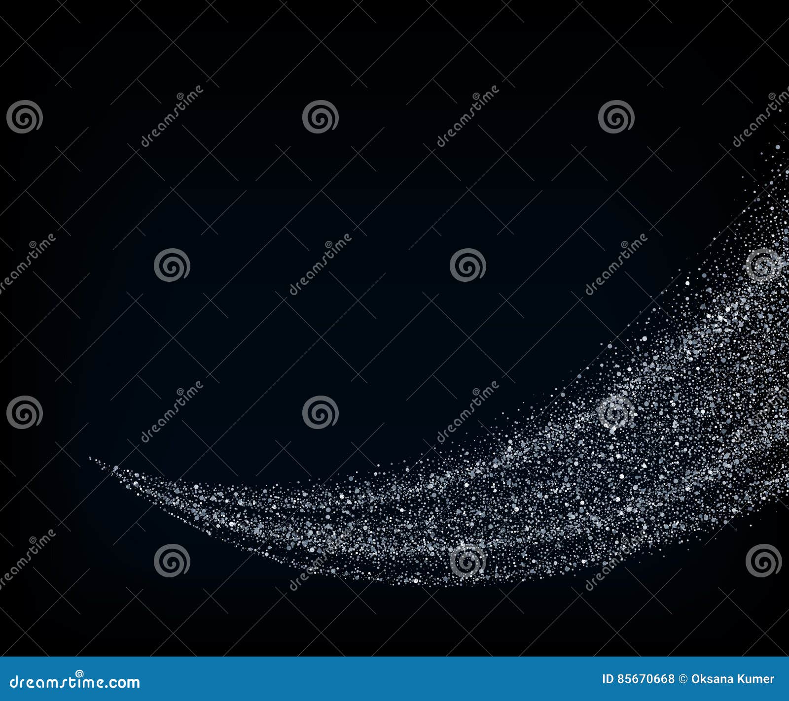 Abstract Silver Dust Glitter Star Background Stock Vector ...