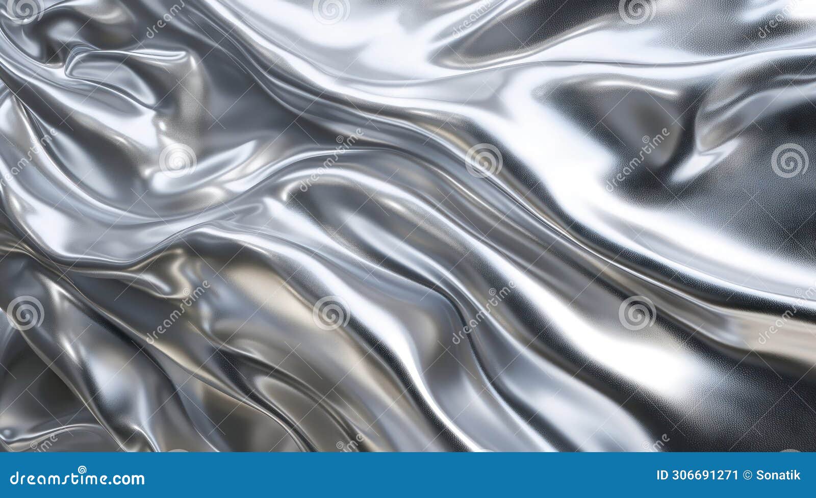 Abstract Silver Fluid Metal Background Stock Image - Image of metallic ...