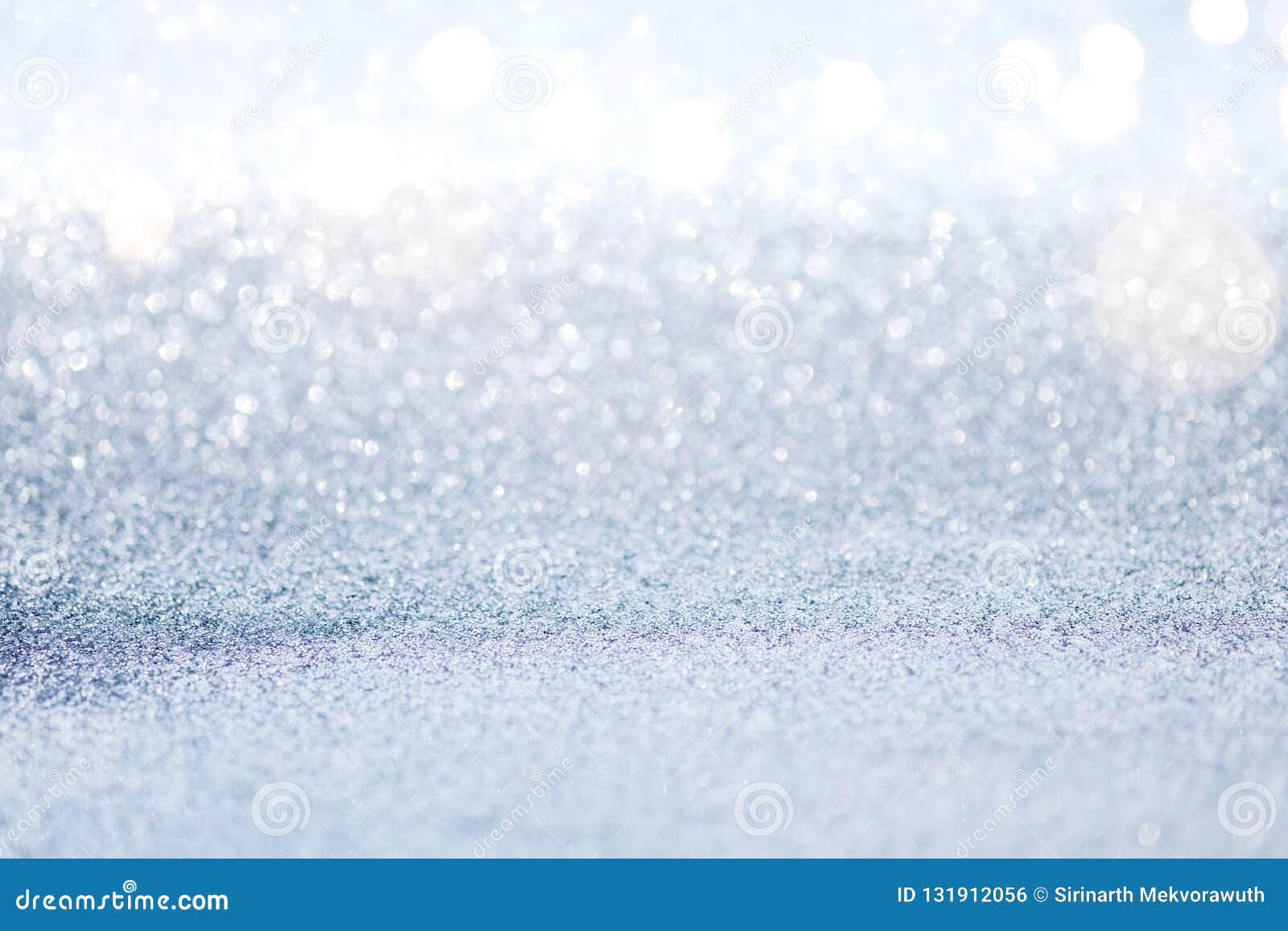 Abstract Silver Glitter Bokeh Lights with Soft Light Background Stock ...