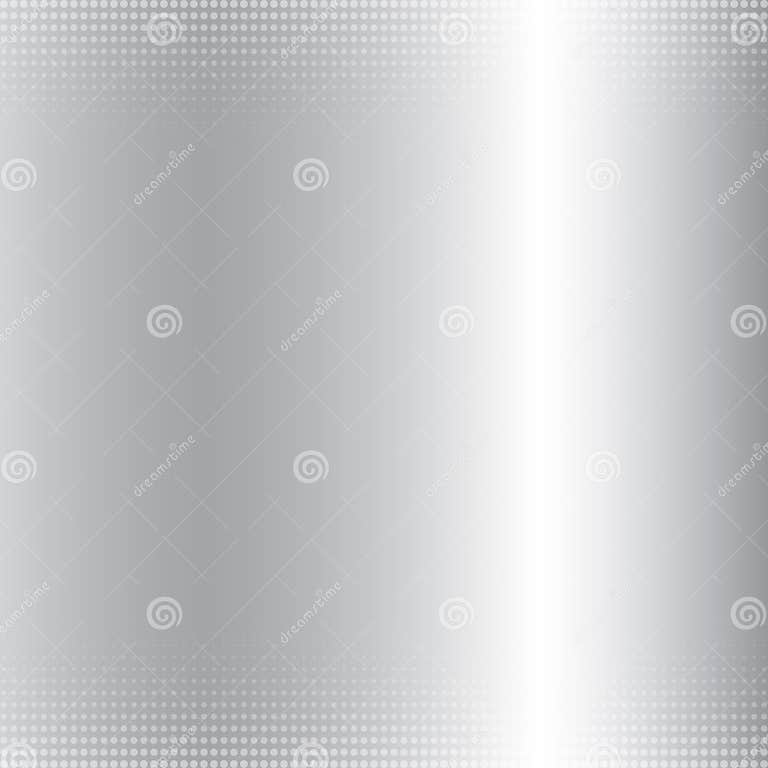 Abstract Silver Gradient Metallic Background and Halftone Texture ...