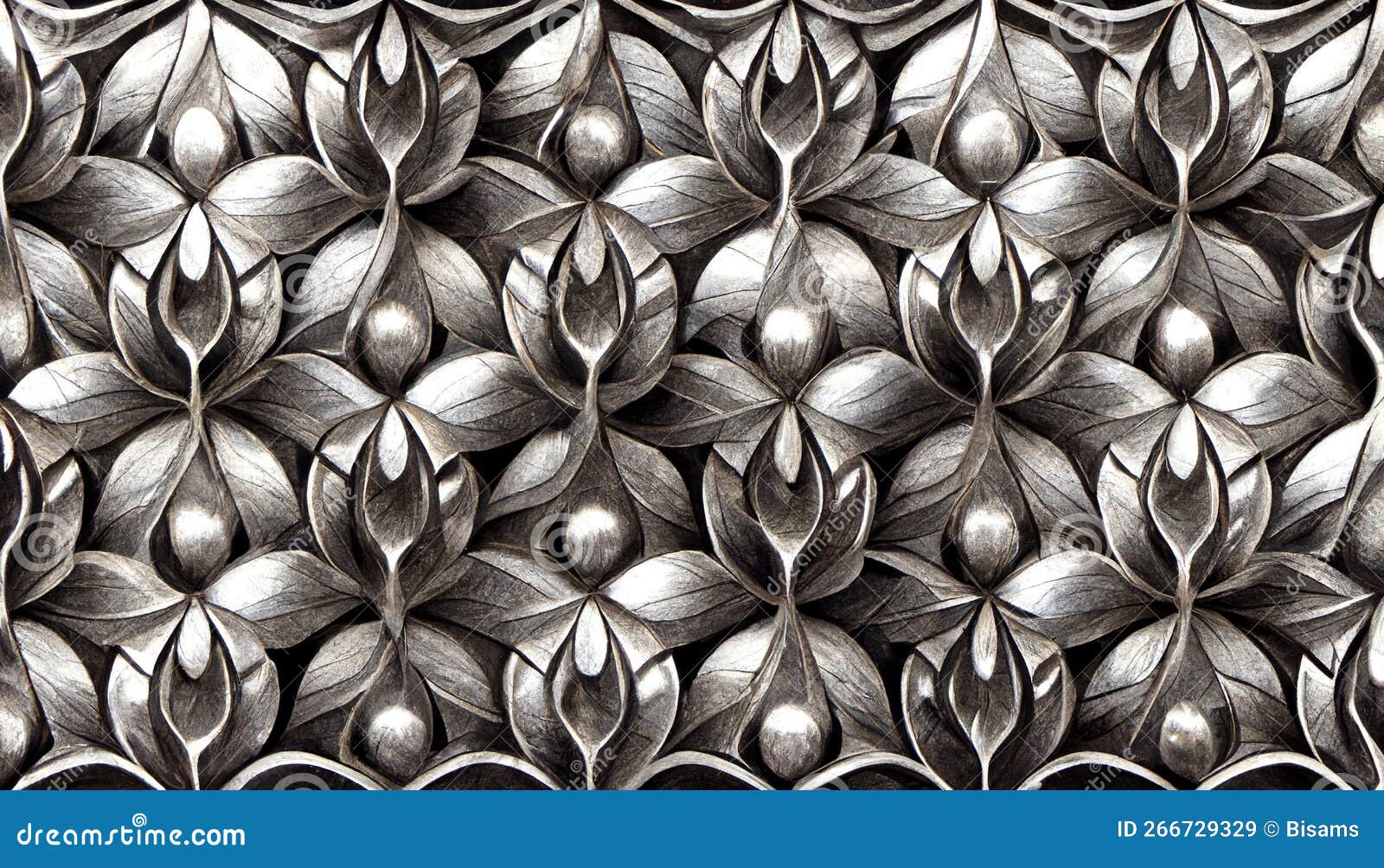 Abstract Silver Metal Background. Artistic Modern Elegant Luxury Design ...