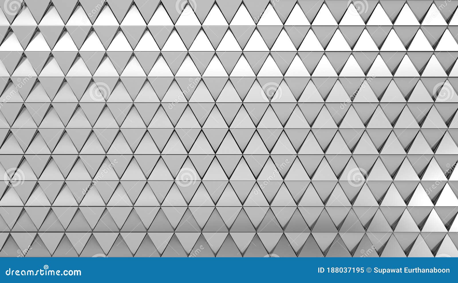Abstract Silver Metal Triangle Polygon Wall Background. Stock ...