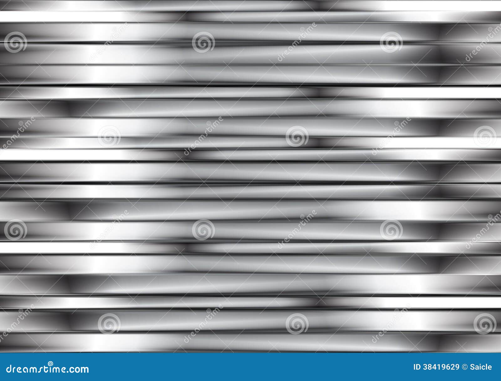 Abstract Silver Metallic Stripes Stock Vector - Illustration of curve ...