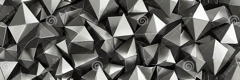 Abstract Silver Polygon Triangles on White Background Design Ai ...