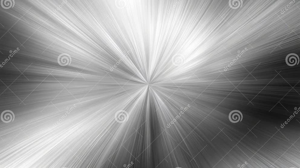 Abstract Silver Radial Burst Background Stock Illustration ...