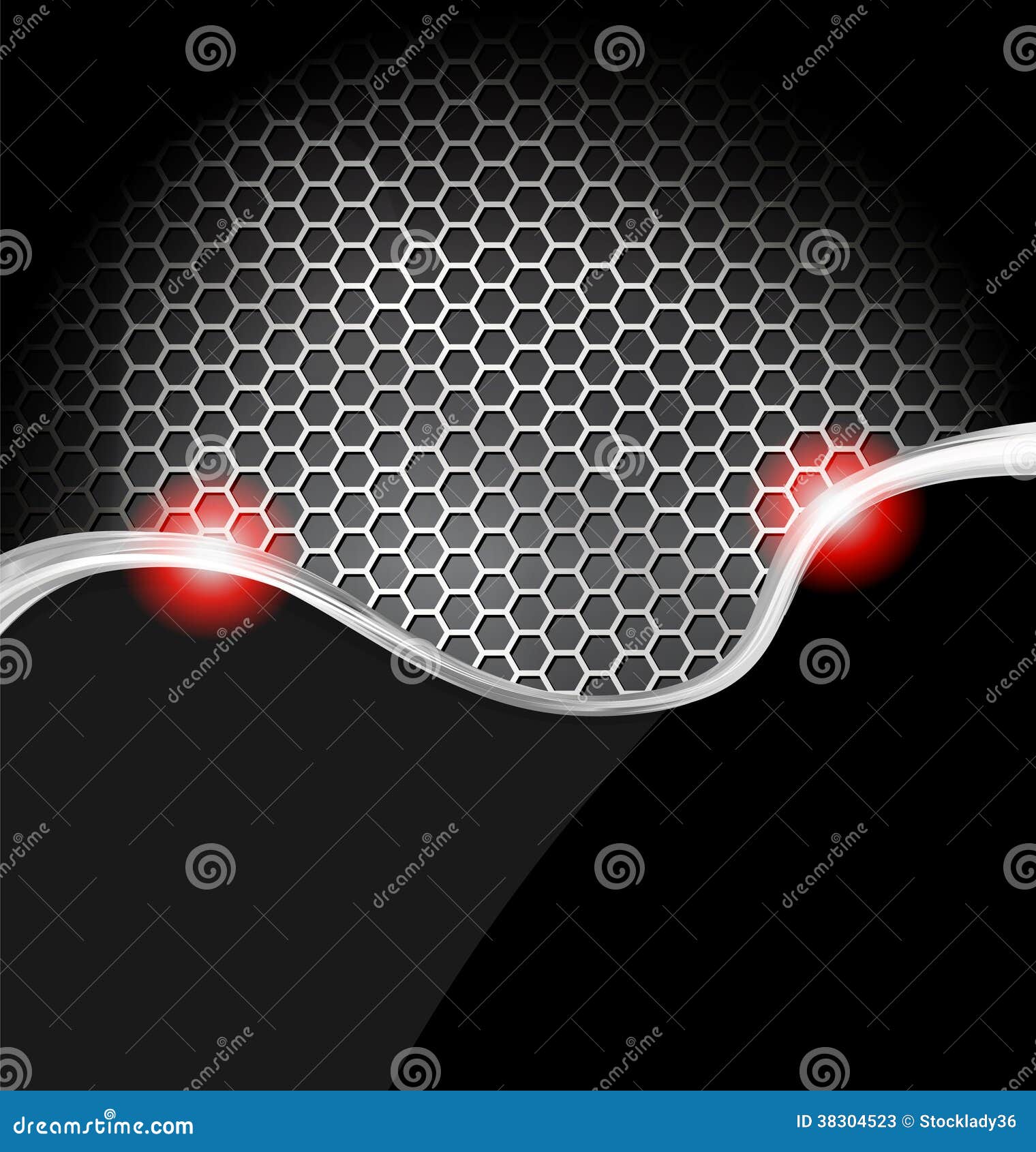Abstract Silver Technology Background Stock Illustration - Illustration ...