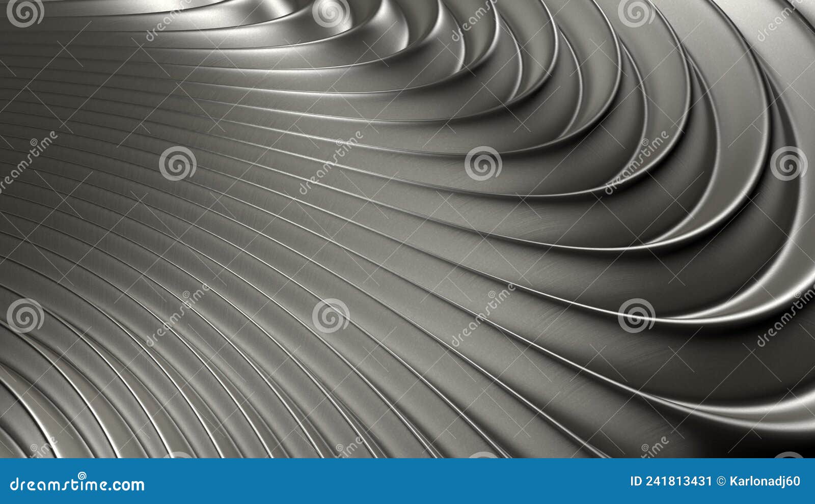 Abstract Silver Wavy Background Stock Illustration - Illustration of ...