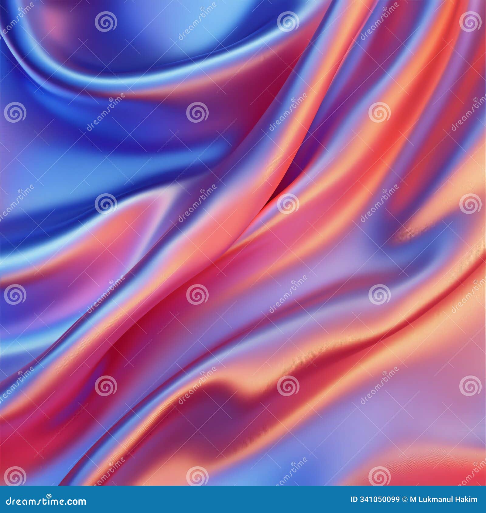 Abstract Silver White Silk Waves Flowing Softly on a Light Background ...