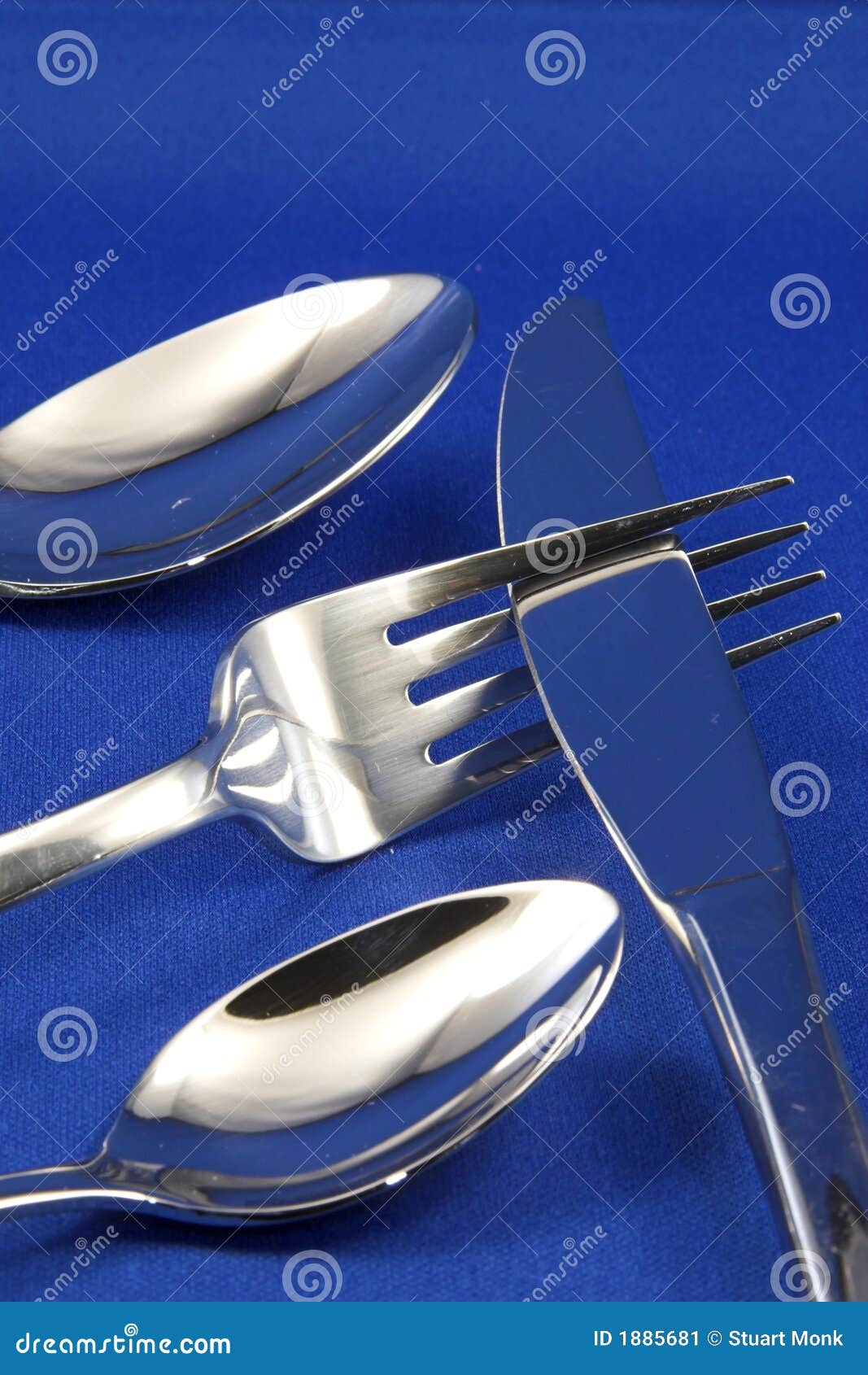 Abstract silverware stock image. Image of posh, breakfast - 1885681
