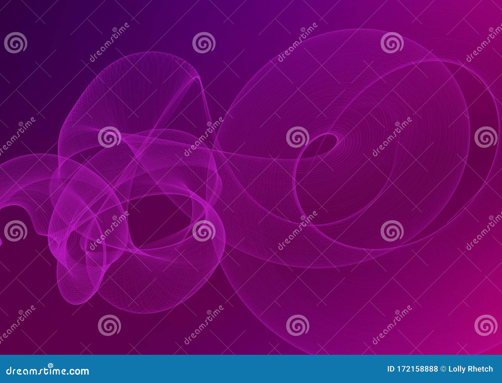 Abstract Simple Background with Purple Light Waves Stock Illustration ...