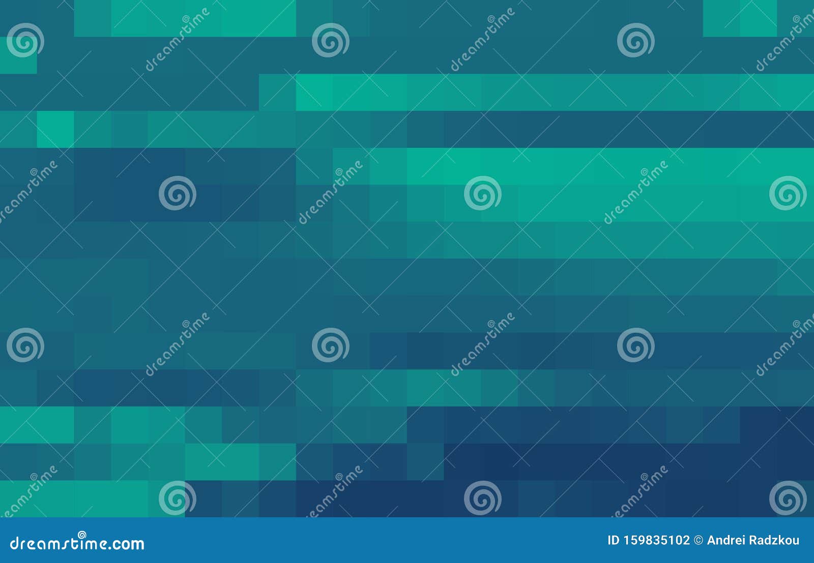 Blue and Green Pattern. Pixel Background. Vector Stock Vector ...