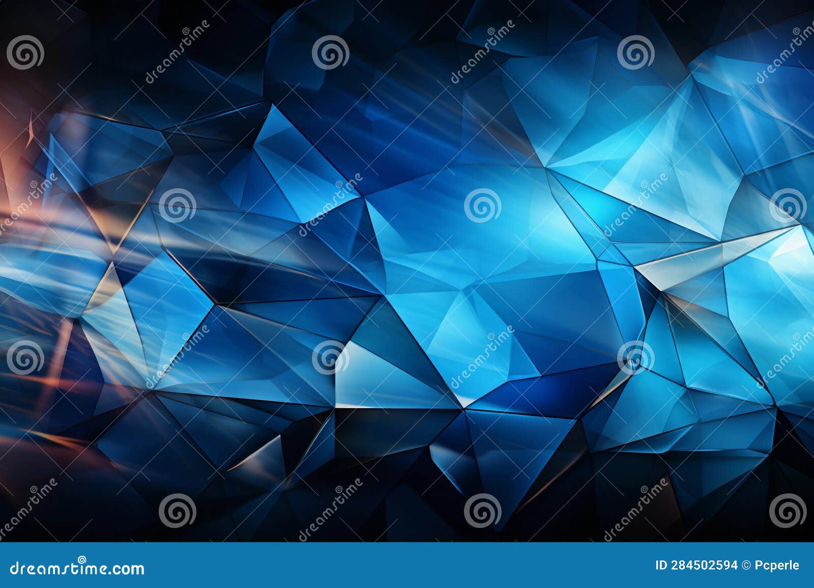 Simple Abstract Blue Thumbnail Background. Generative AI Stock ...